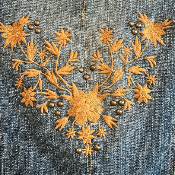 Faded Glory | Jackets & Coats | Refurbished Tea Stained Lace Jean ...